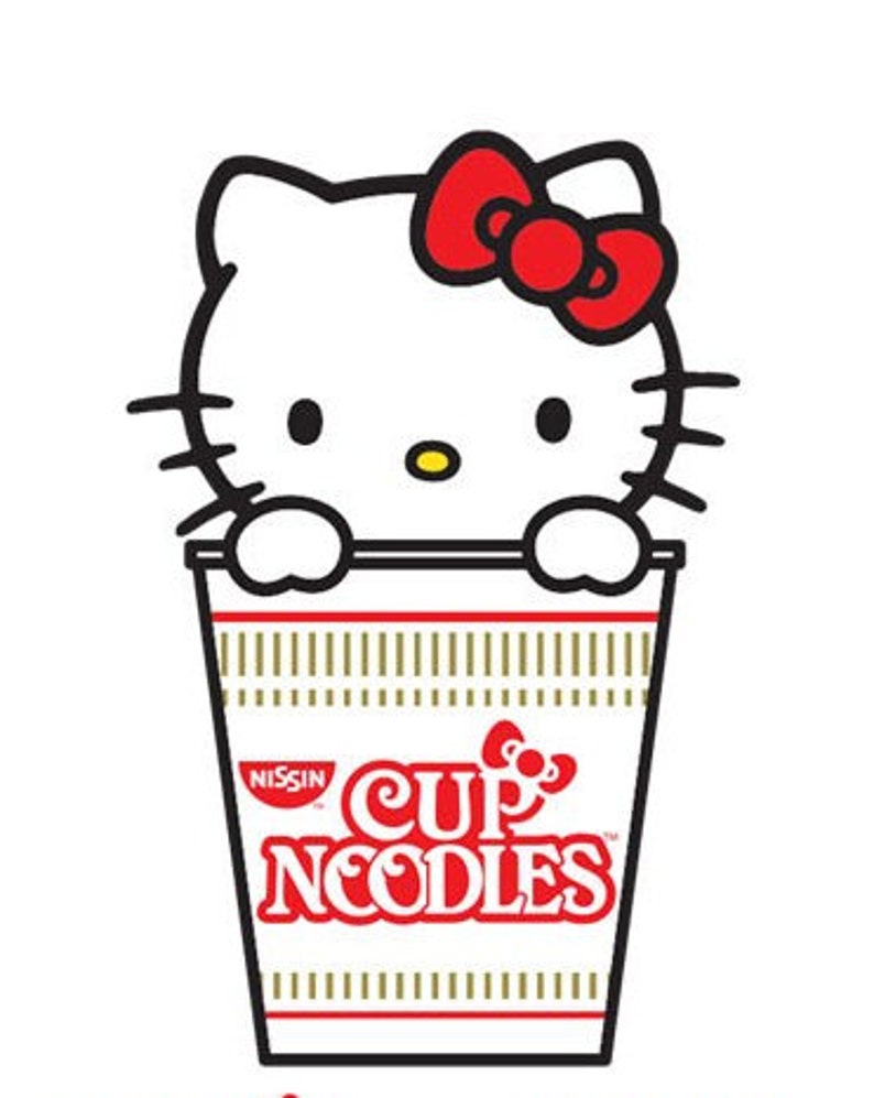 Hello Kitty Ramen Clothing and Stickers - Etsy