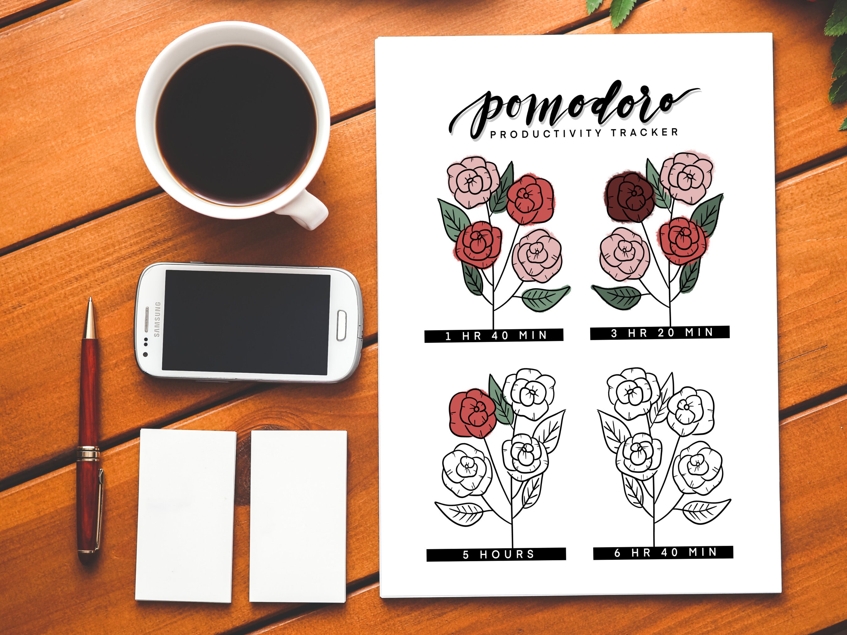 Pomodoro Technique Printable Study Productivity Focus - Etsy