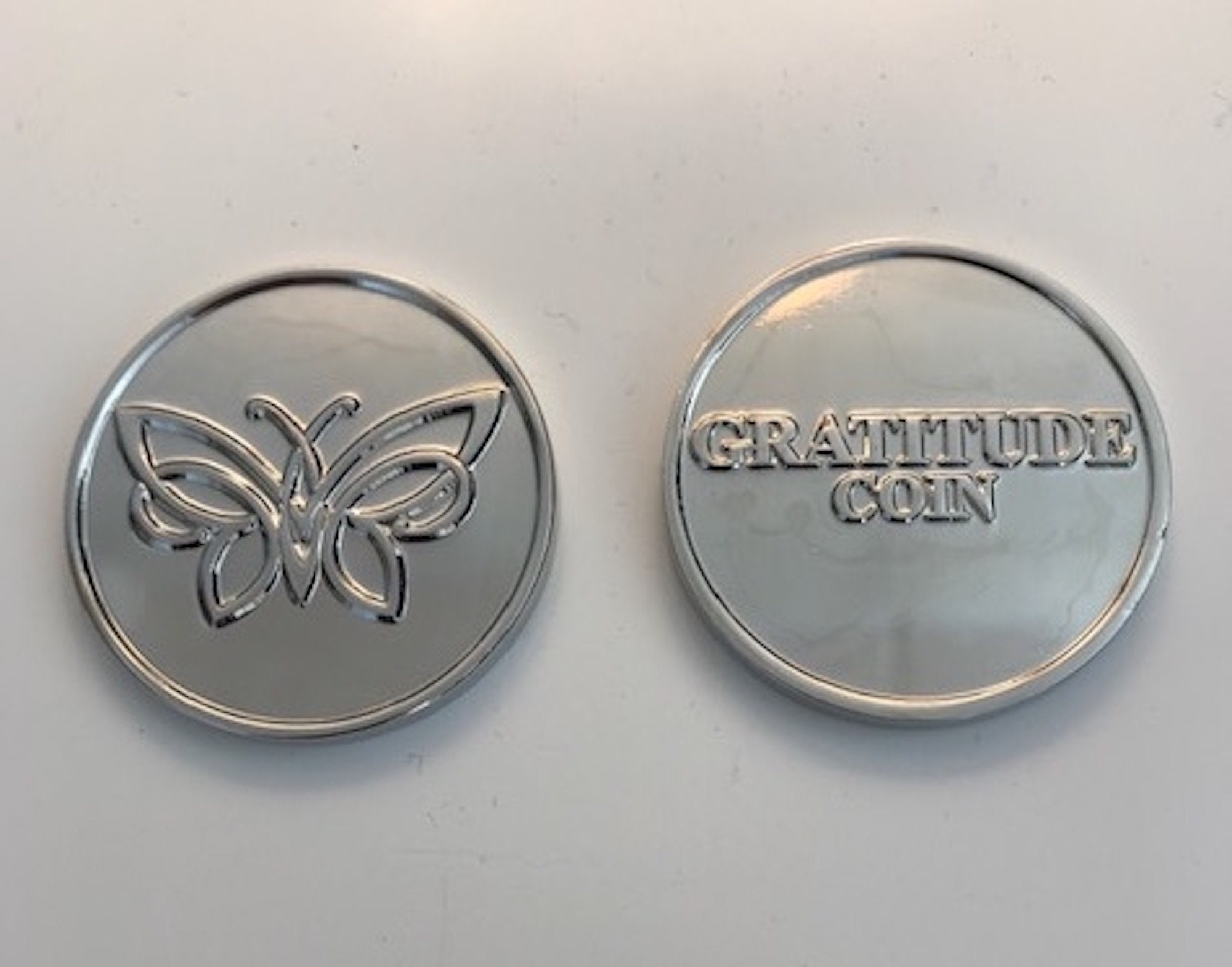 Butterfly Gratitude Coin Appreciation Coin Challenge Coin - Etsy.de