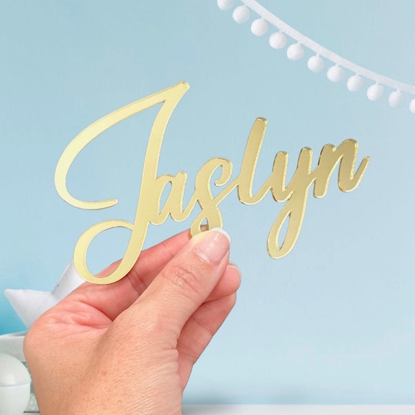 Name Plate for Cake - Etsy
