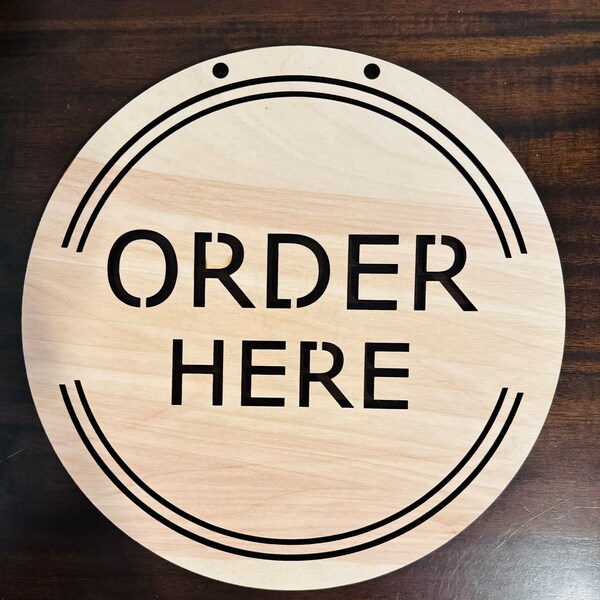 Hanging Order Here Signs - Etsy