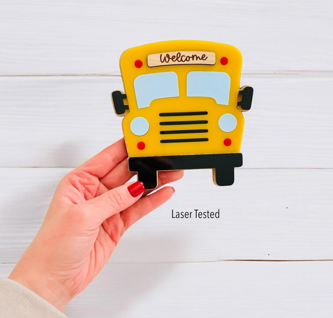 School Bus SVG | Bus Laser Cut Files | Digital Files for Laser |school ...