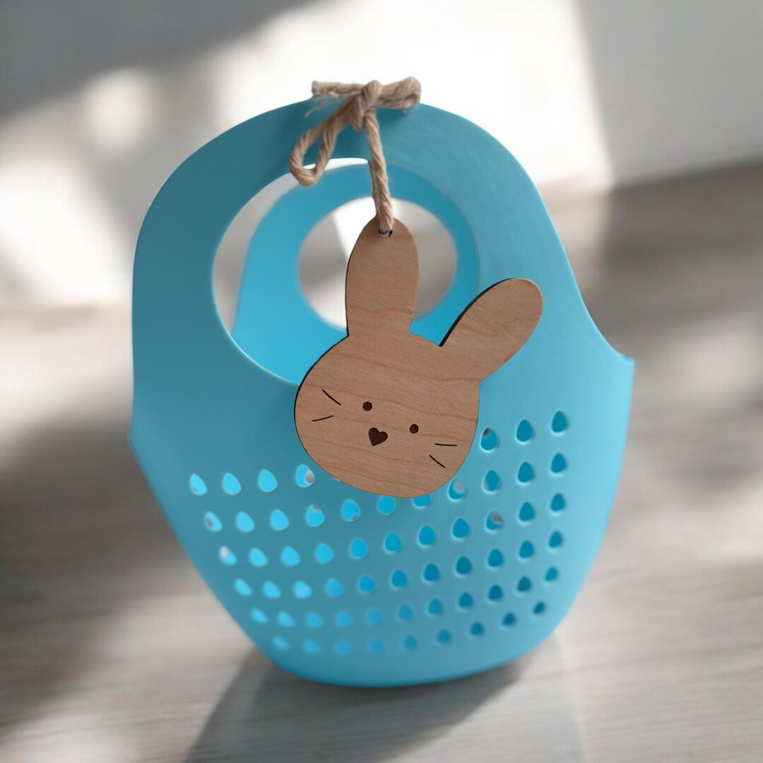 Bunny Girl and Boy Svg Laser Tag| Easter Bunny Name Tag|laser Cut File ...