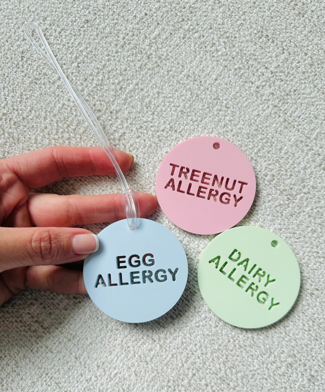 Kids Allergy Tag| Egg Allergy| Peanut Allergy|dairy Allergy |allergy ...