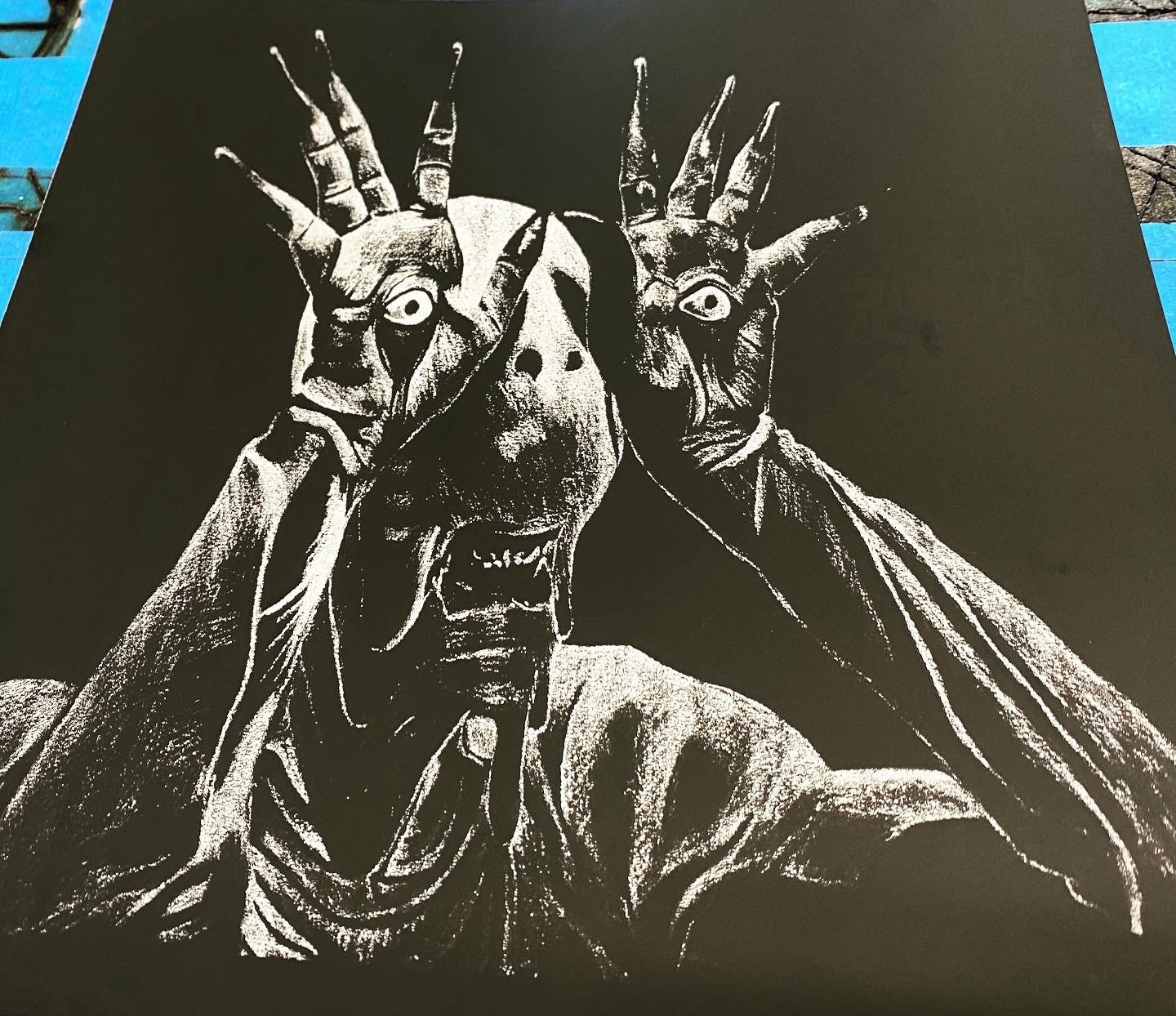 Pans Labyrinth Pale Man Art - Etsy