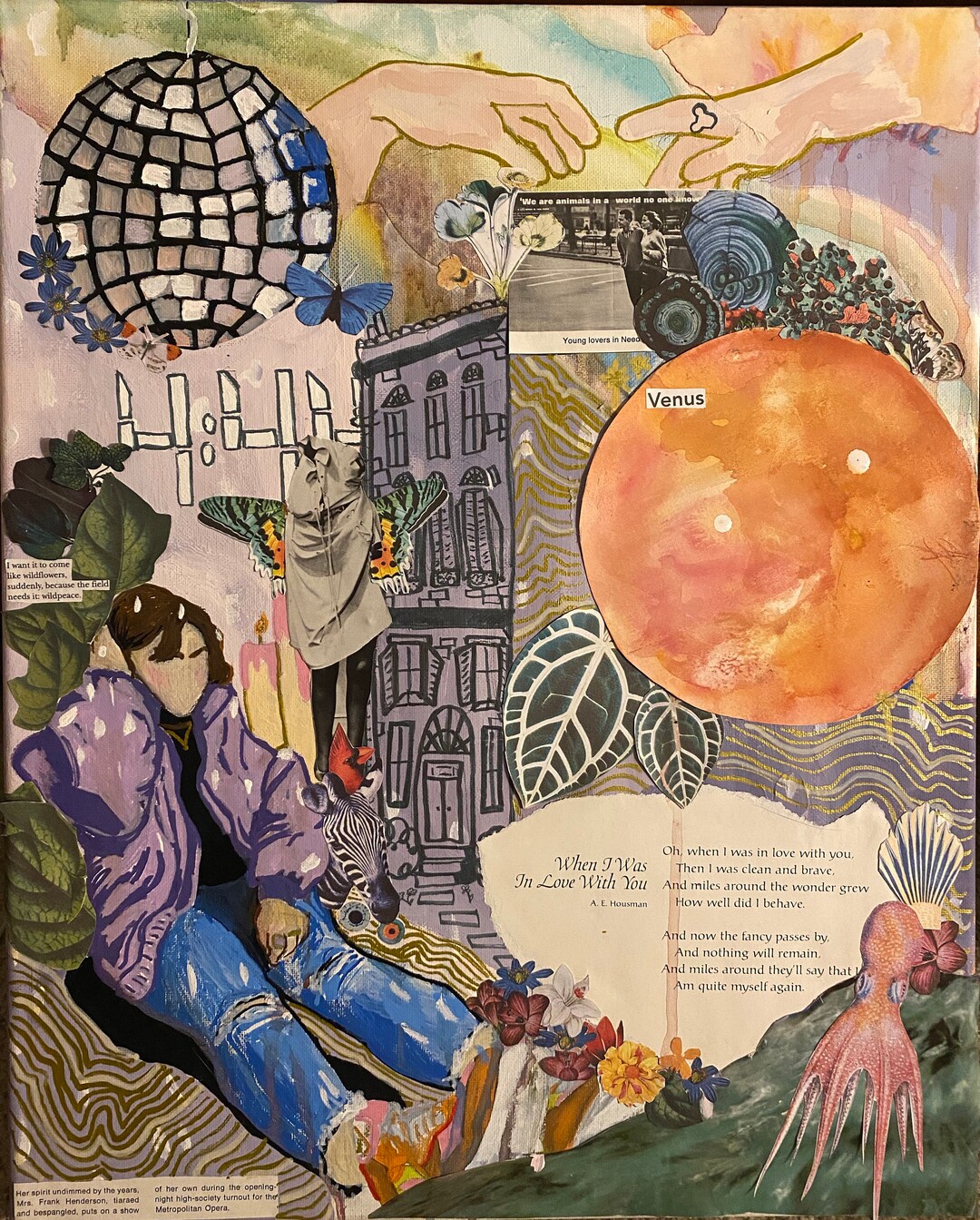 Personalized Collage Custom Portrait Handmade Self Love "be My Muse" - Etsy