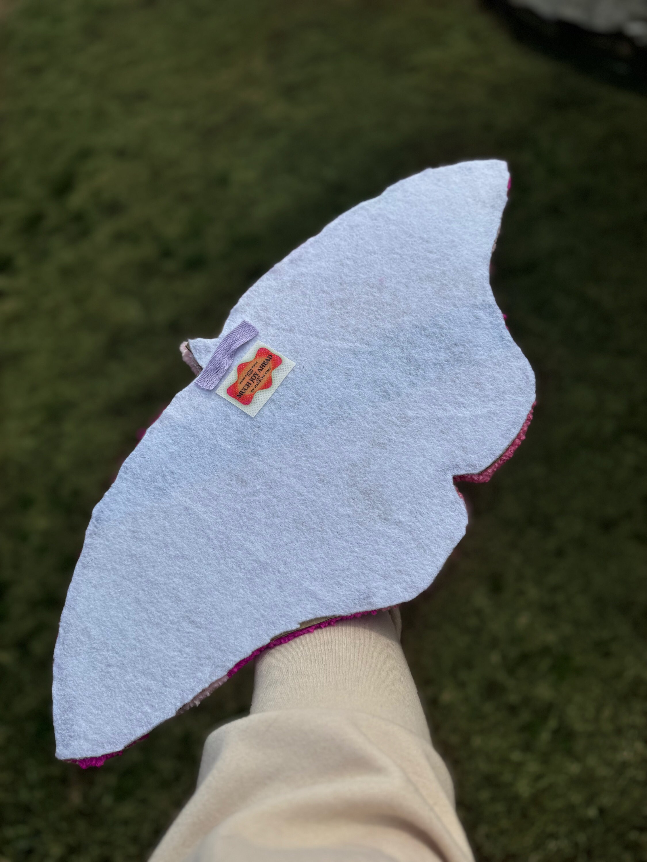 Butterfly Moth Tufted Wall Art Pink Hand Tufted Rug Wall Hanging - Etsy