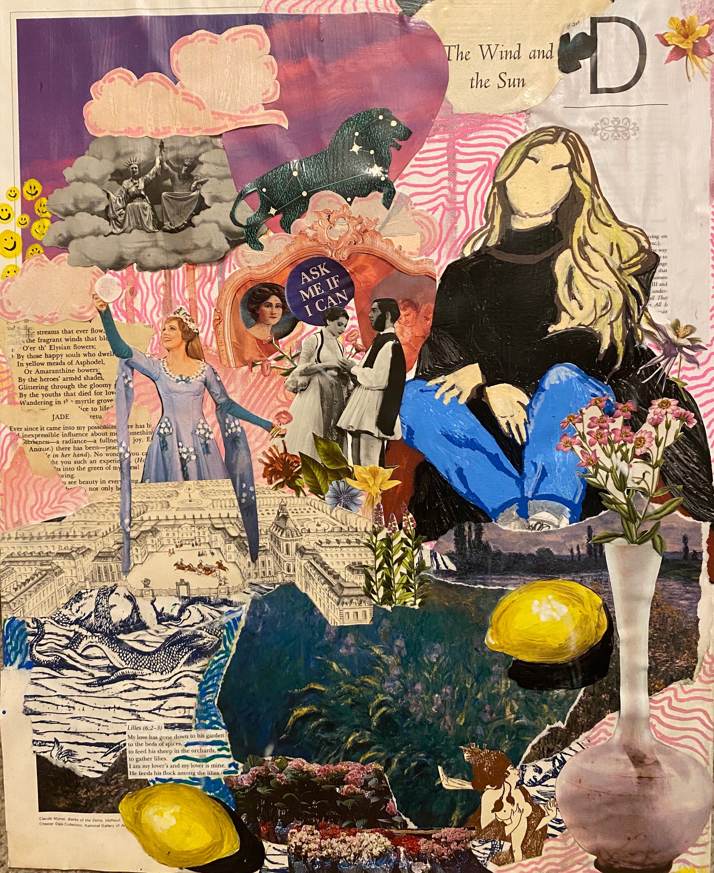 Personalized Collage Custom Portrait Handmade Self Love "be My Muse" - Etsy