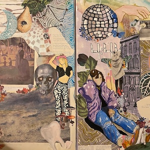 Personalized Collage Custom Portrait Handmade Self Love "be My Muse" - Etsy