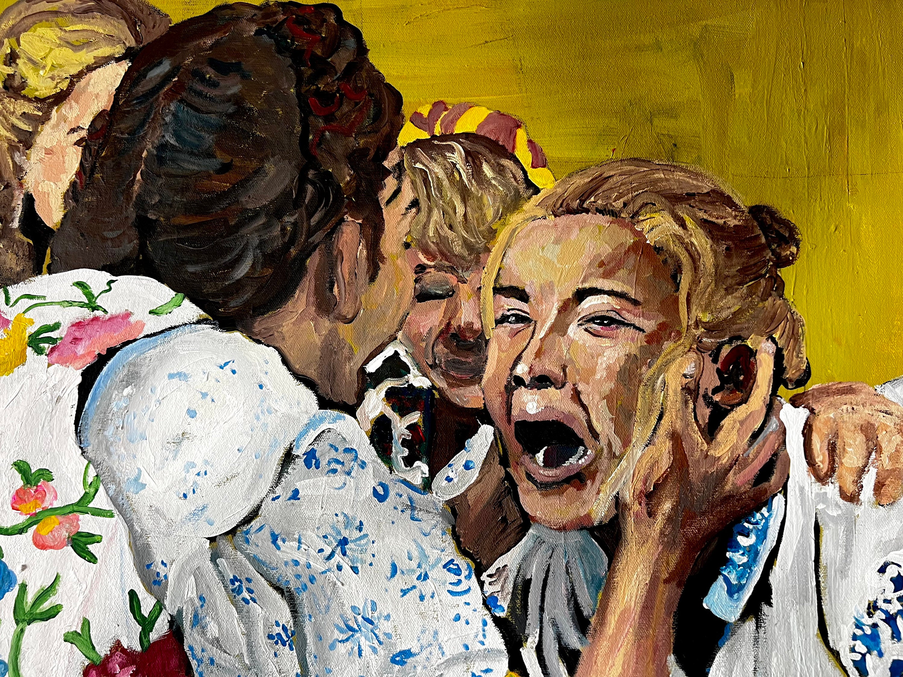 Midsommar A24 Film Original Painting 2ft X 3ft Screaming Scene Horror ...