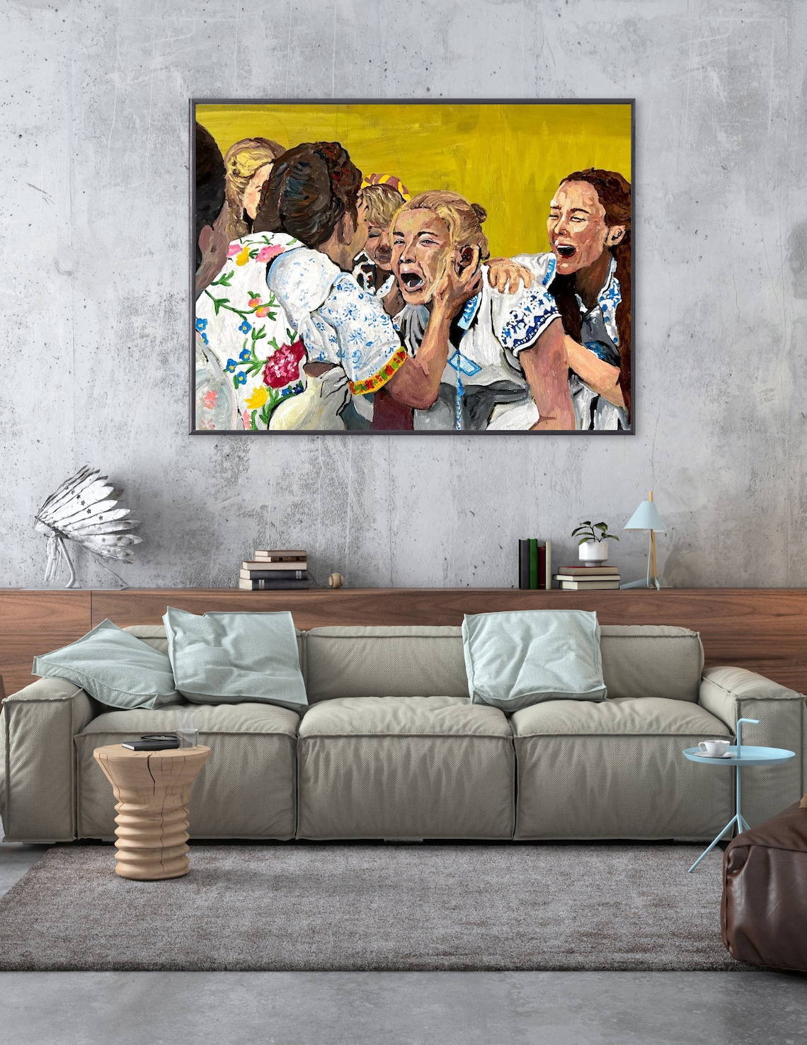 Midsommar Screaming Scene Original Art Florence Pugh A24 Movie Poster ...