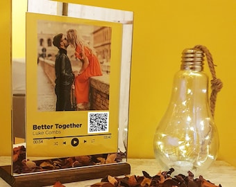 Qr Code Song Plaque - Etsy