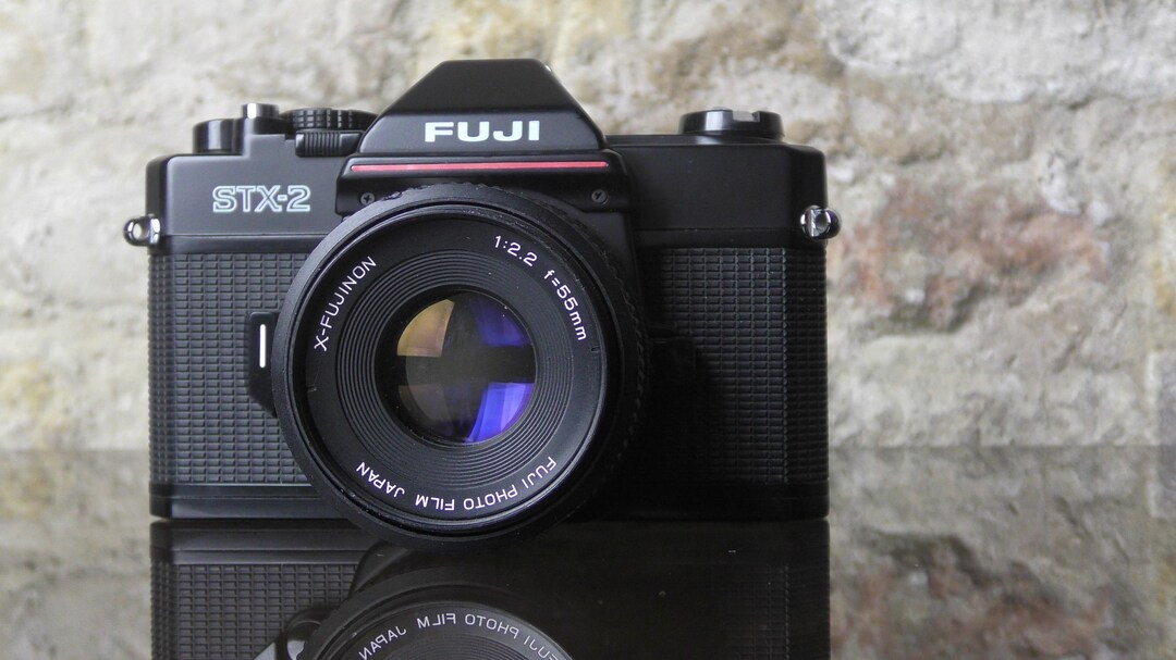 Fuji STX.2 Camera With X-fujinon 55mm 1:2.2 Lens - Etsy