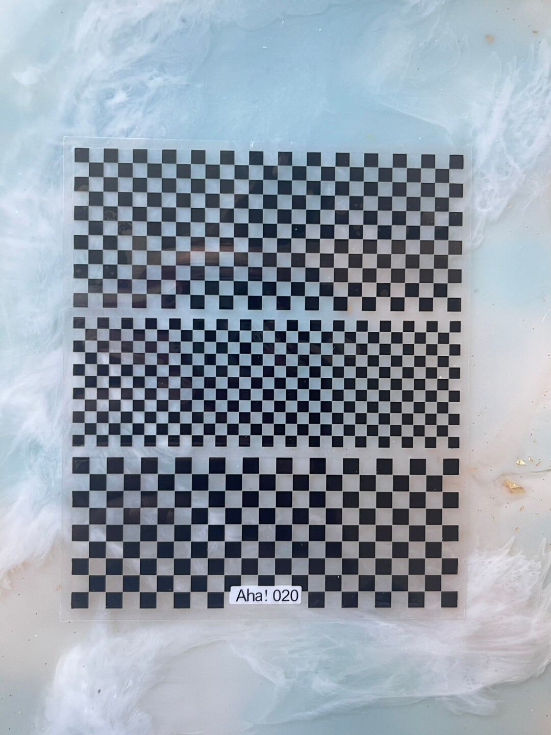 Checker Stickers - Etsy