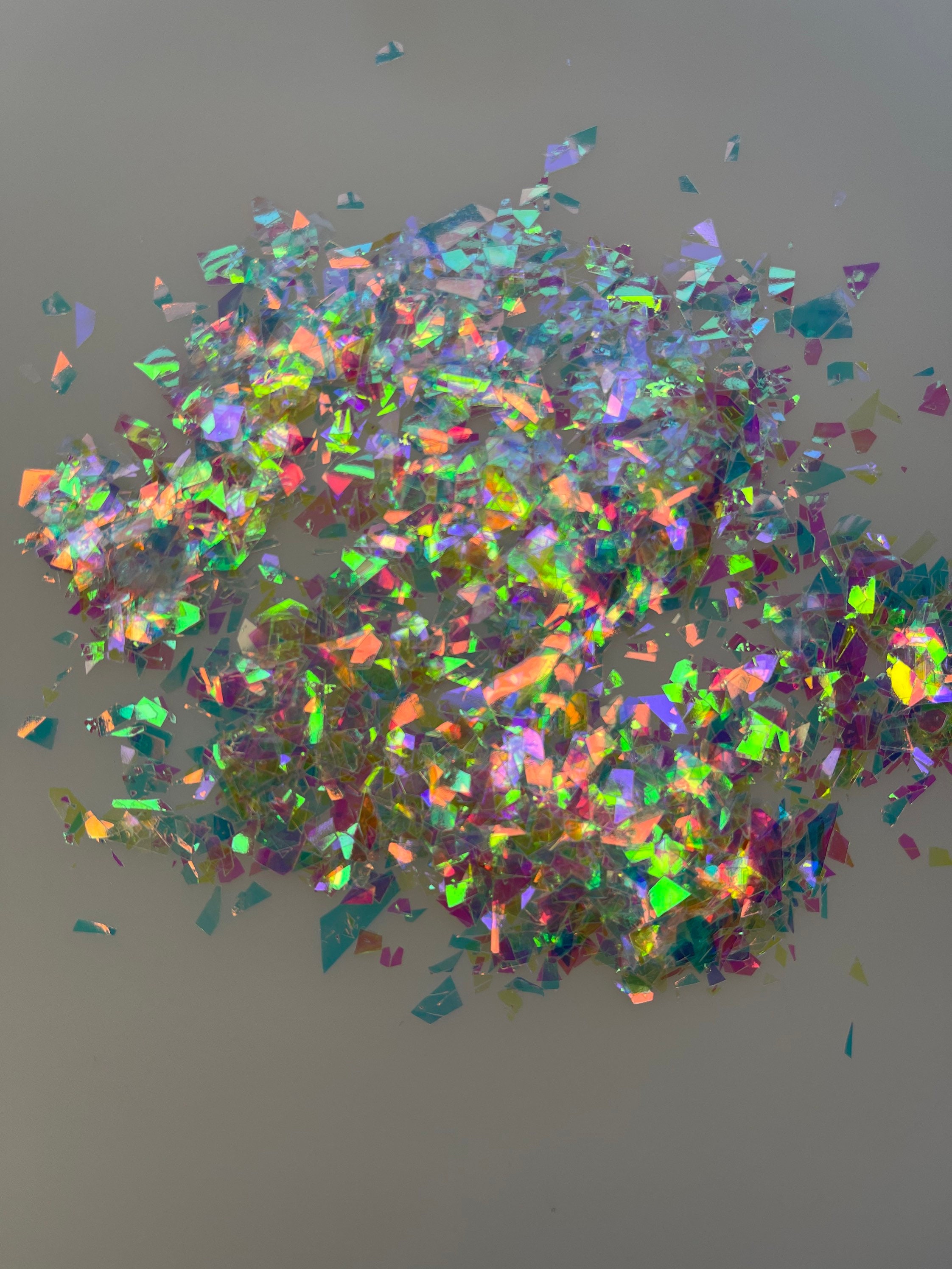 Iridescent Mylar Flakes 10 Grams - Etsy