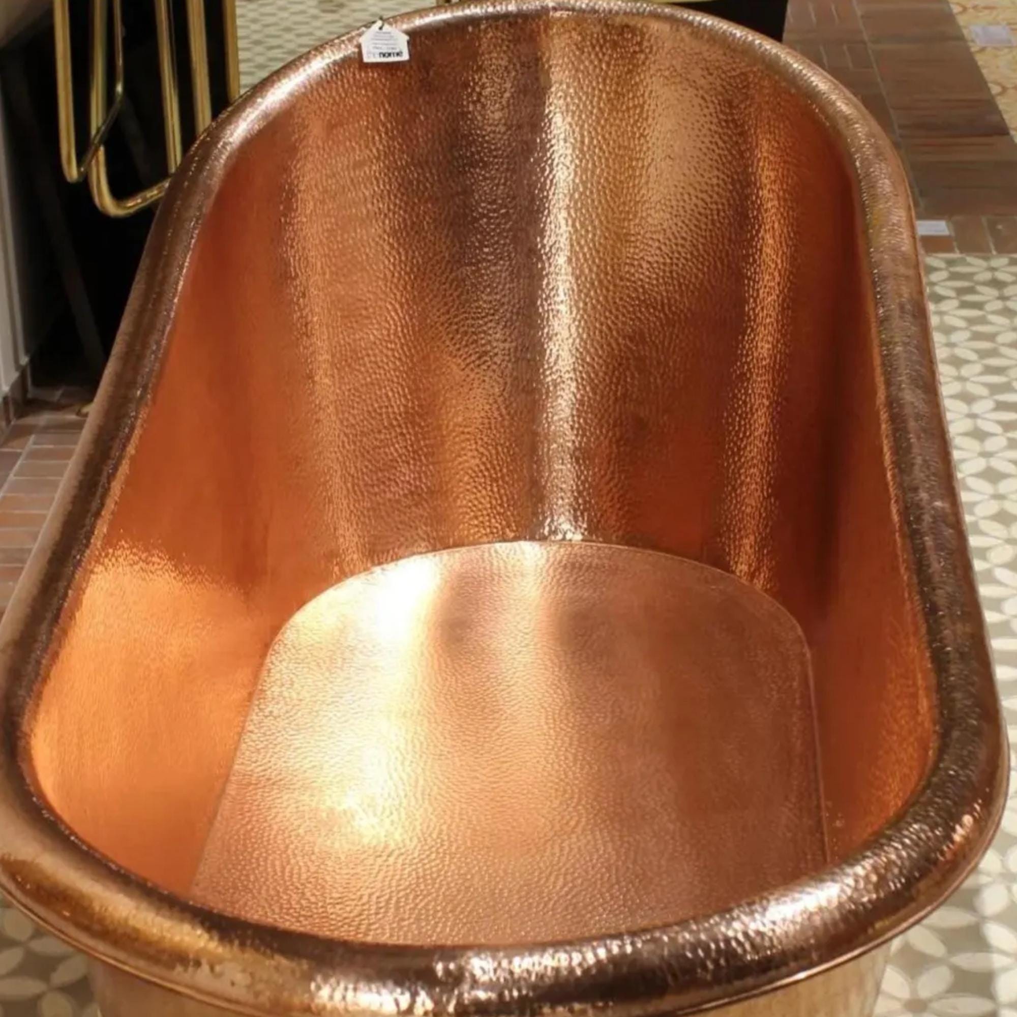 Custom Luxury Copper Clawfoot Bathtub, Copper Japanese Soaking Tub ...