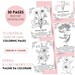 Language of Flowers and Plants 30 Printable Coloring Pages, Plants and ...