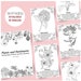 Language of Flowers and Plants 30 Printable Coloring Pages, Plants and ...