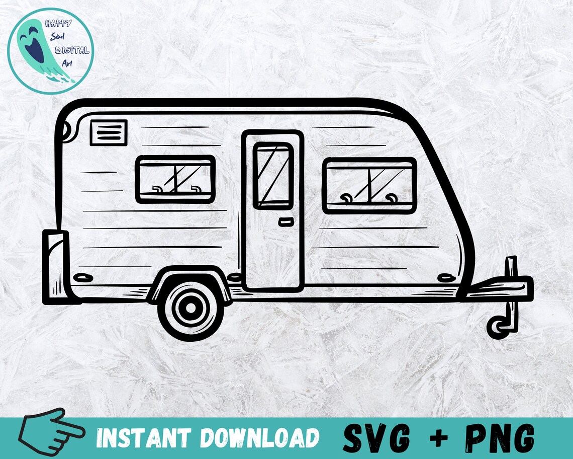 Camper SVG Bundle: Hand-drawn Trailer Designs (digital Download) - Etsy