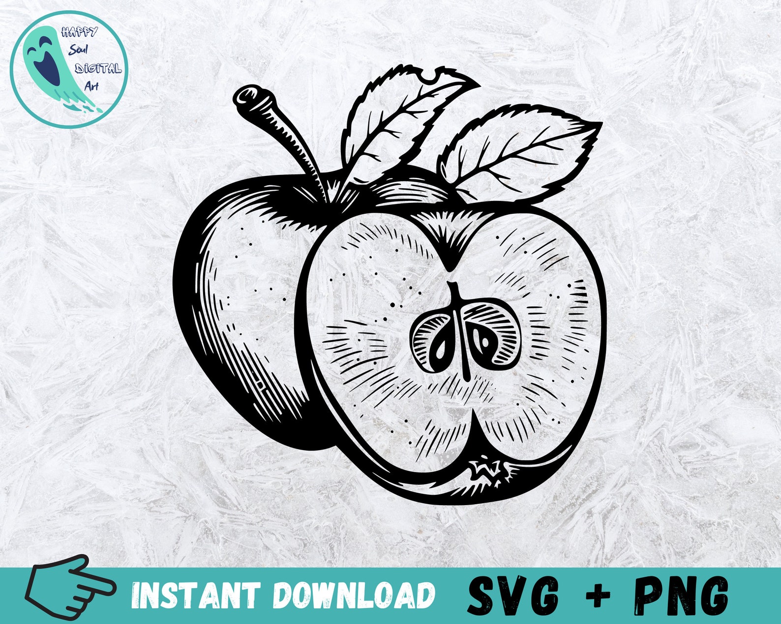 Apple SVG Bundle: Hand-drawn Fruit Designs (digital Download) - Etsy
