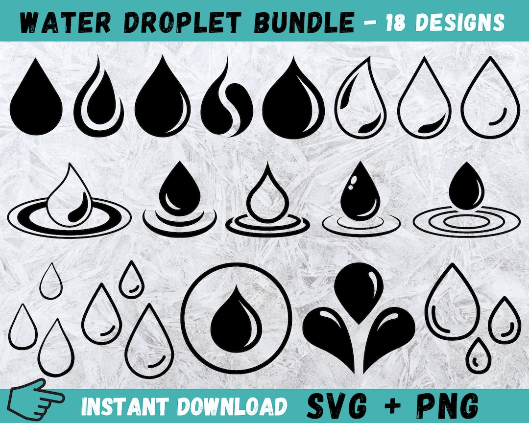 Water Droplet Svg, Water Drops Svg, Rain Drops Svg, Raining Svg, Rain ...
