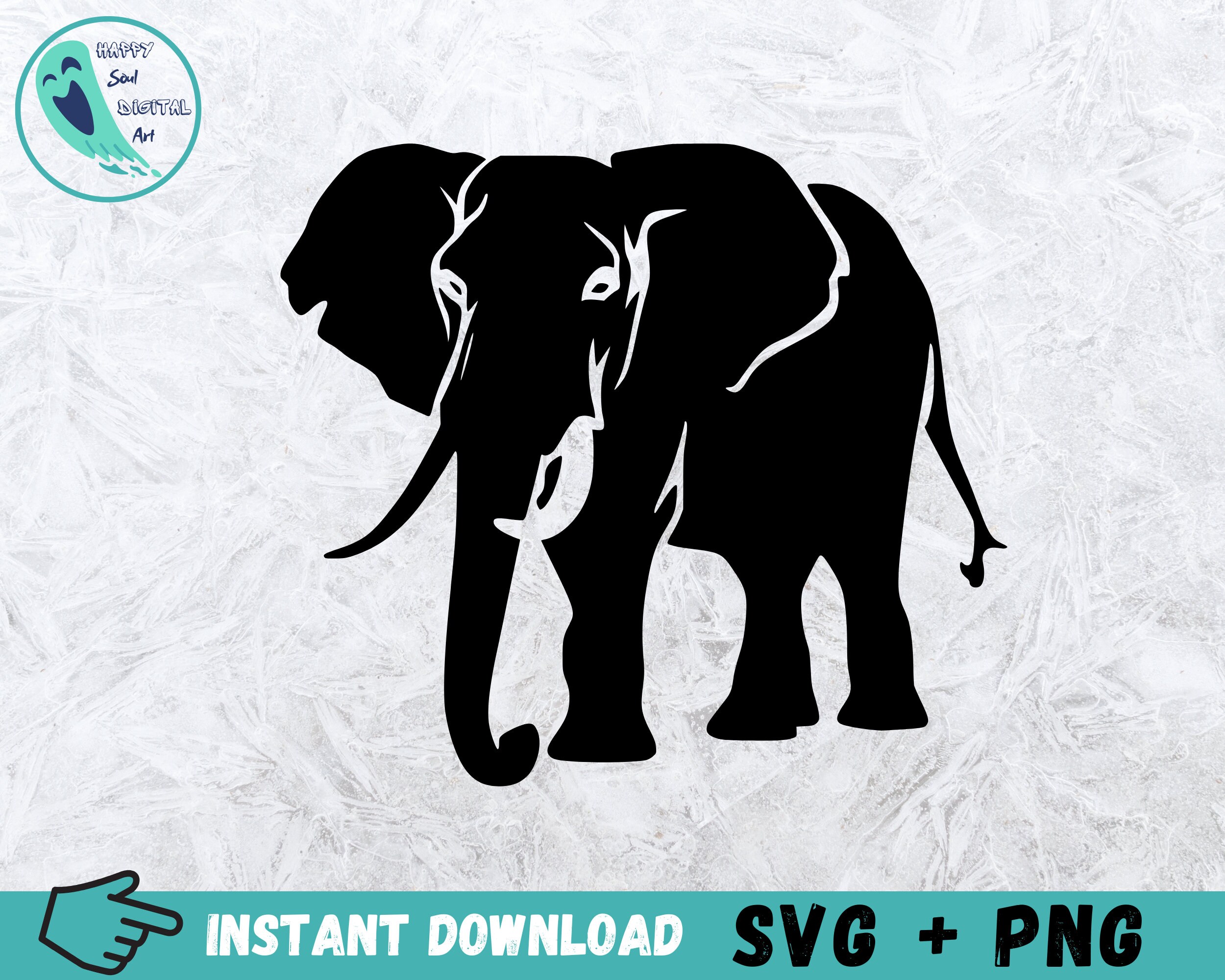 Elephant SVG Bundle: Hand-drawn Designs (digital Download) - Etsy