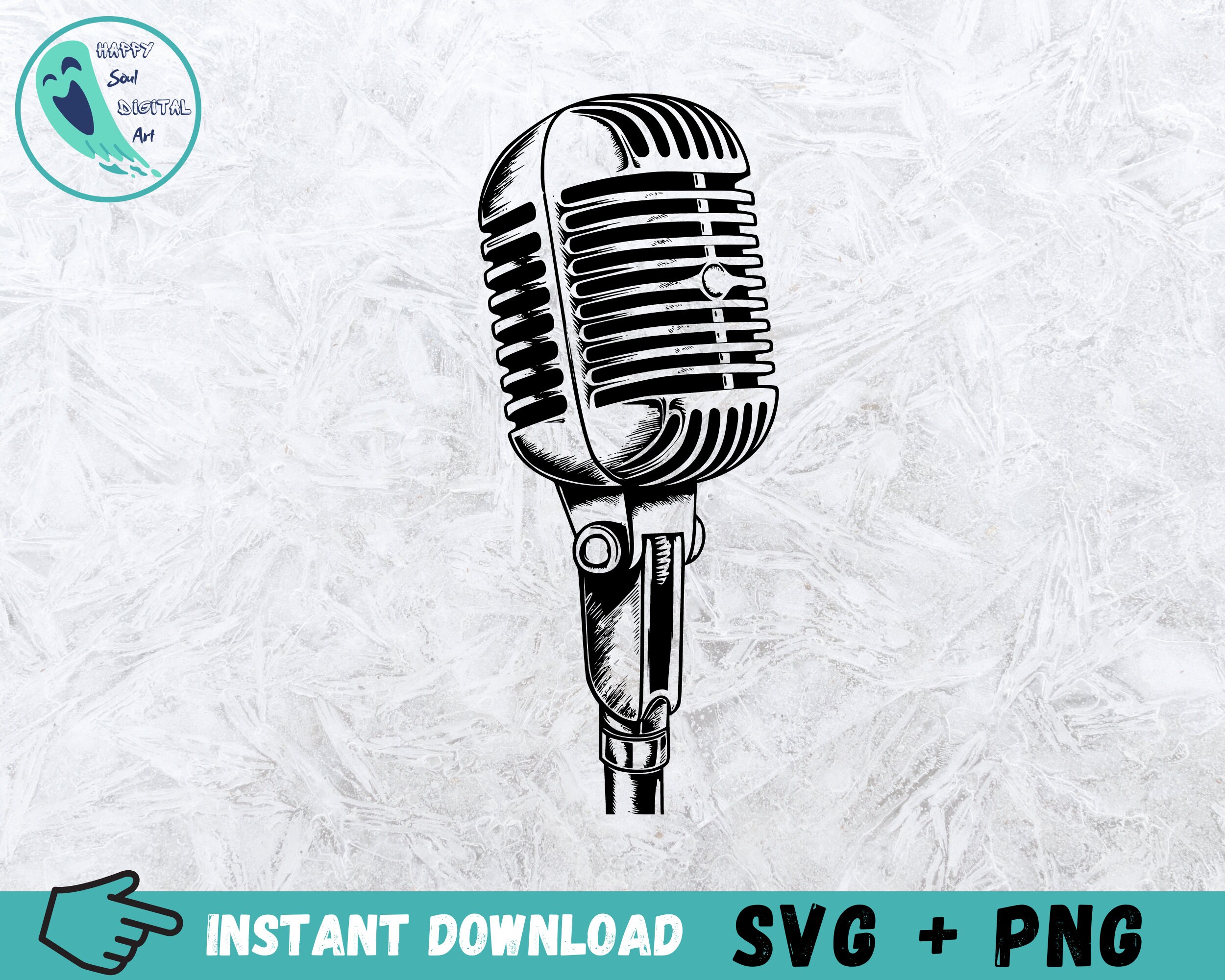 Microphone SVG Bundle: 18 Hand-drawn Designs (instant Download) - Etsy