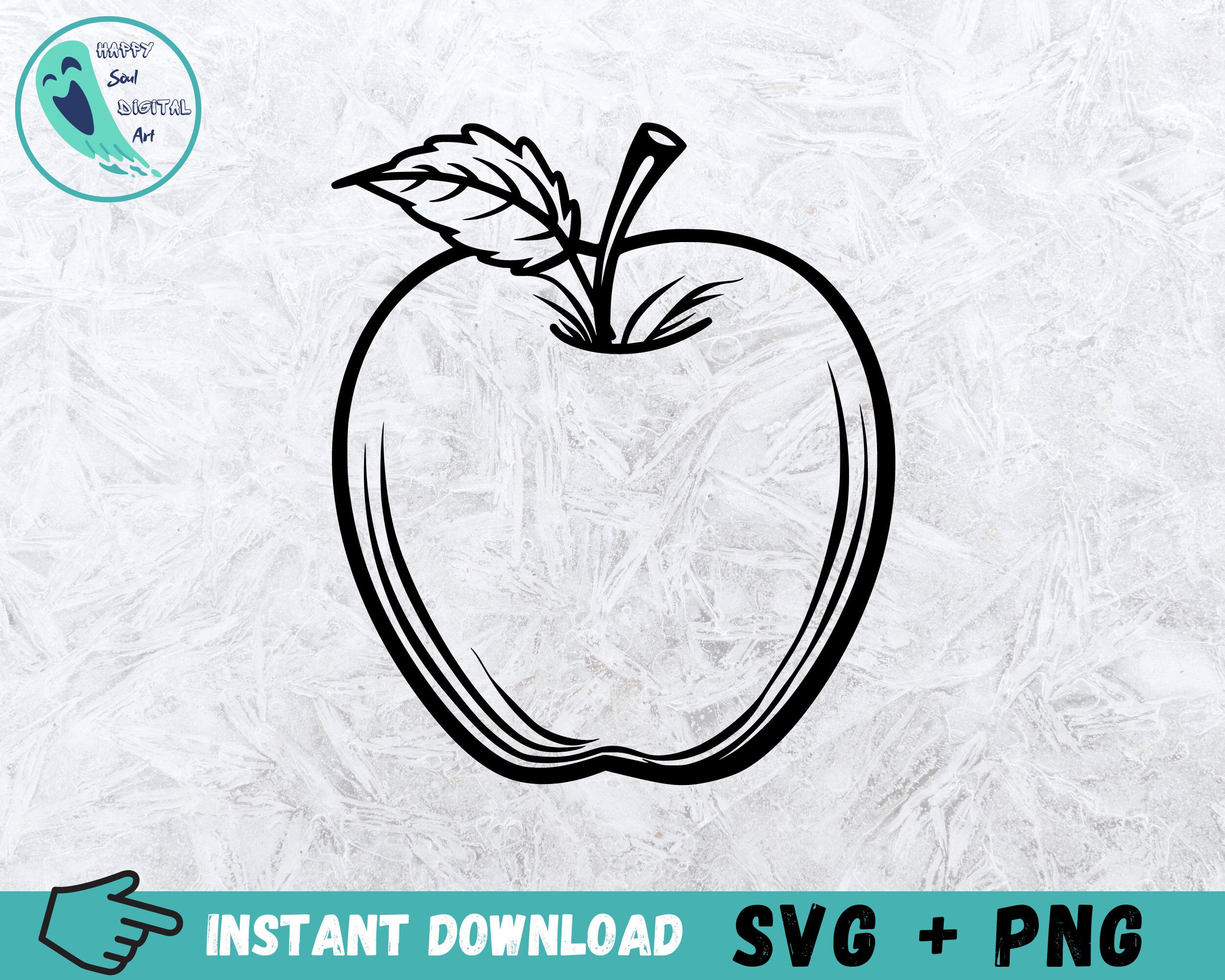 Apple SVG Bundle: Hand-drawn Fruit Designs (digital Download) - Etsy