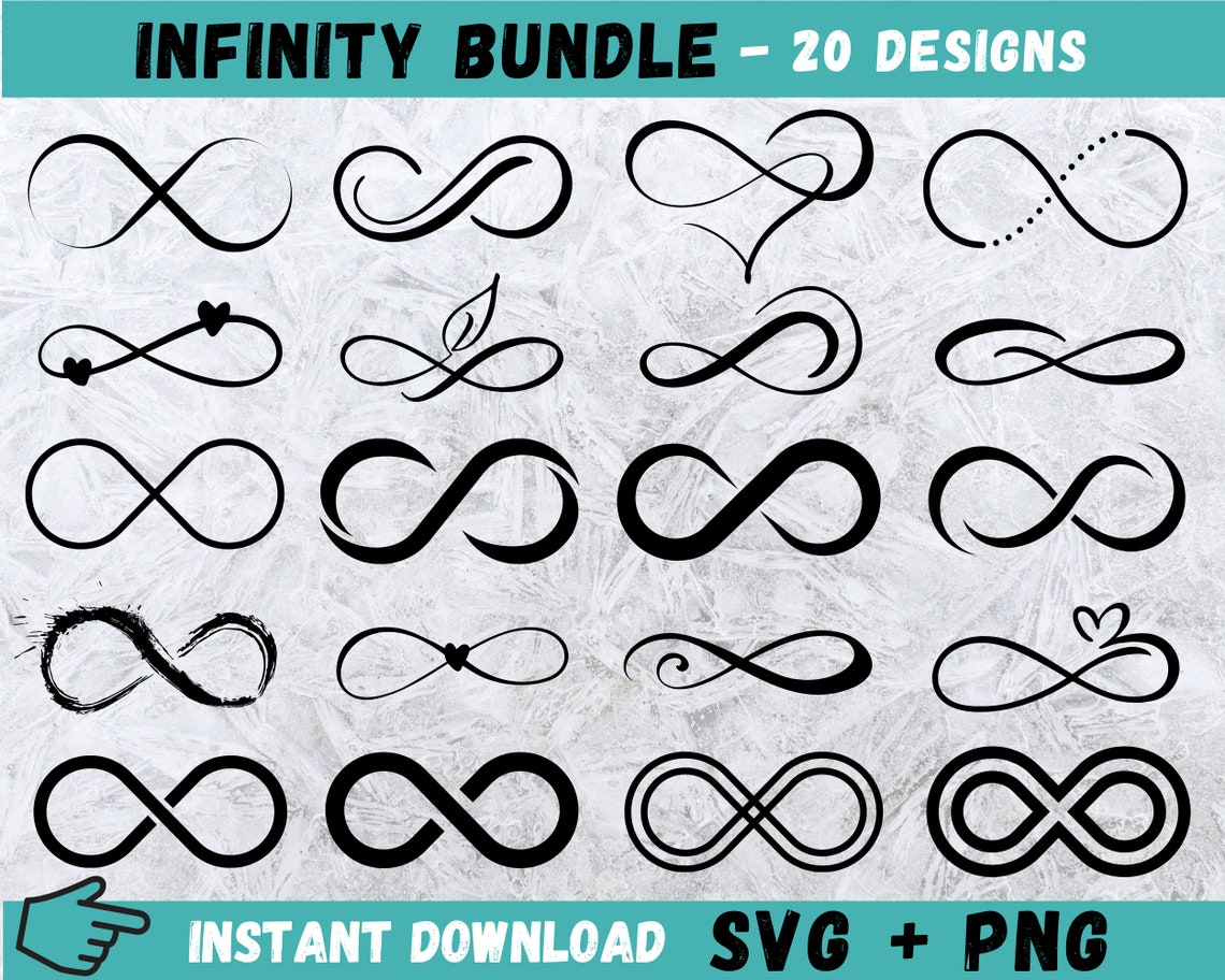 Infinity SVG Infinity Symbol Svginfinity Sign Svg Infinity - Etsy