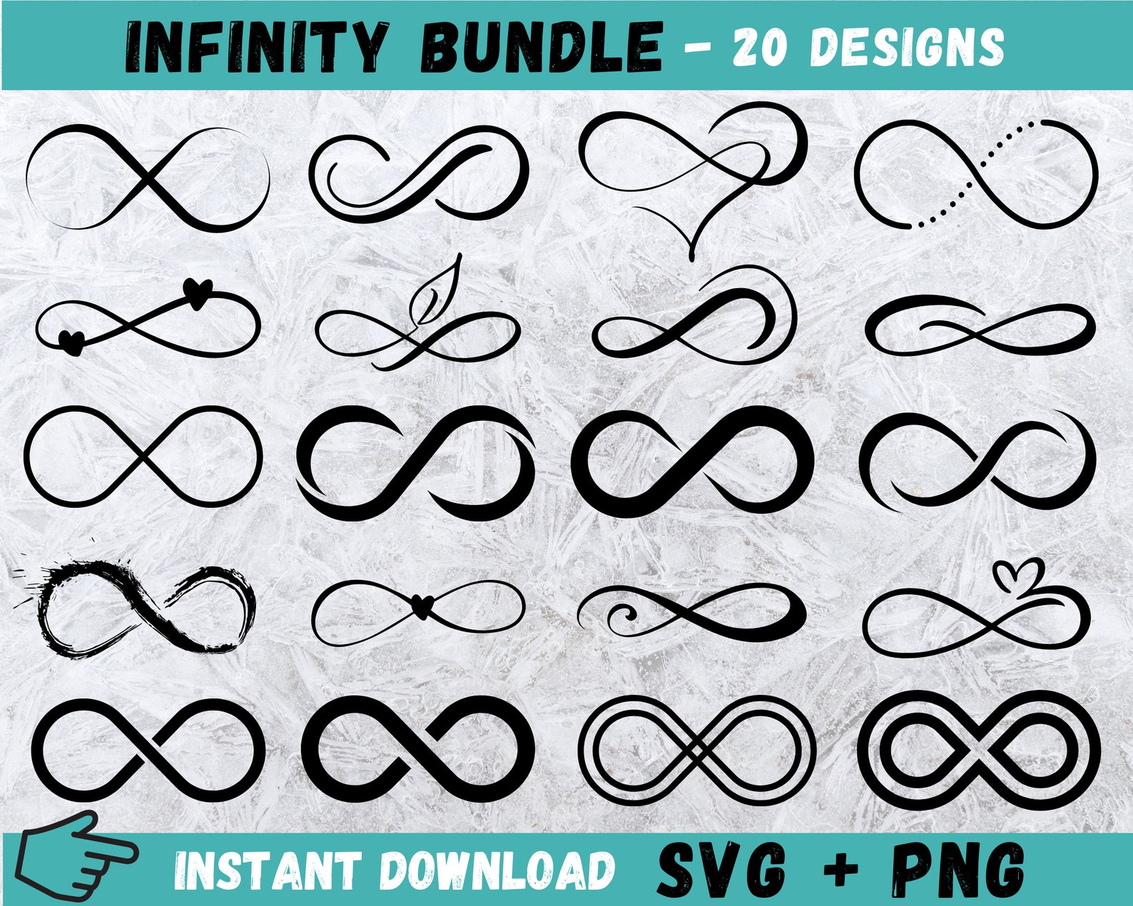 Infinity SVG Infinity Symbol Svginfinity Sign Svg Infinity - Etsy