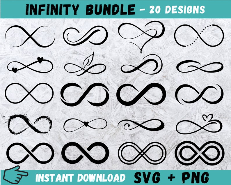 Infinity SVG Infinity Symbol Svginfinity Sign Svg Infinity - Etsy