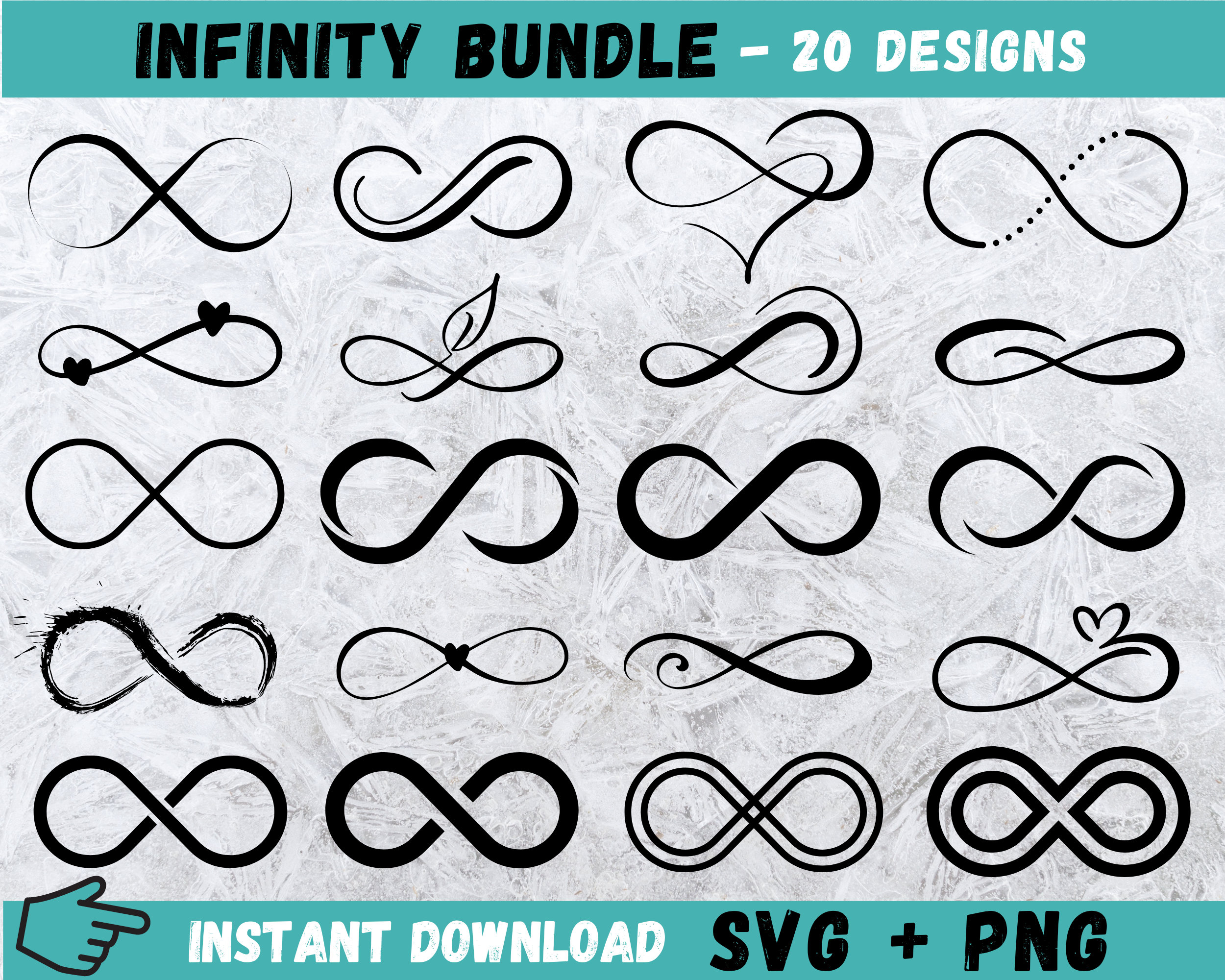Infinity SVG Infinity Symbol Svginfinity Sign Svg Infinity - Etsy