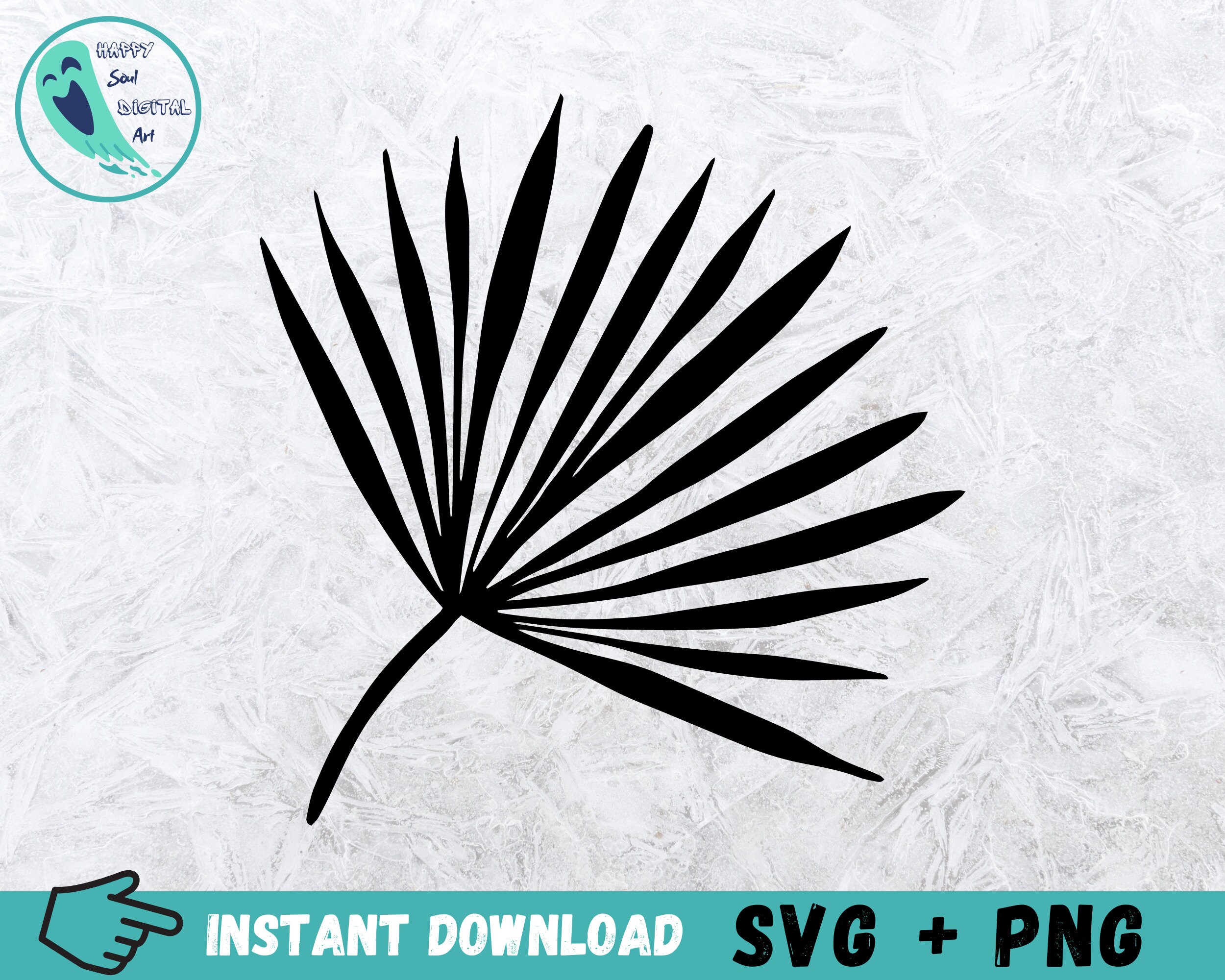 Palm Leaf SVG Palm Leaves Svg Hand Drawn Leaves Svg Palm - Etsy