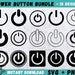 Power Button SVG Power Button Svg Bundle On-off Button Cut - Etsy Canada