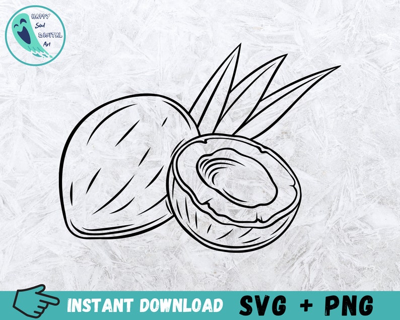 Coconut SVG Coconut Cricut Coconut Cocktail Svg Summer Svg - Etsy