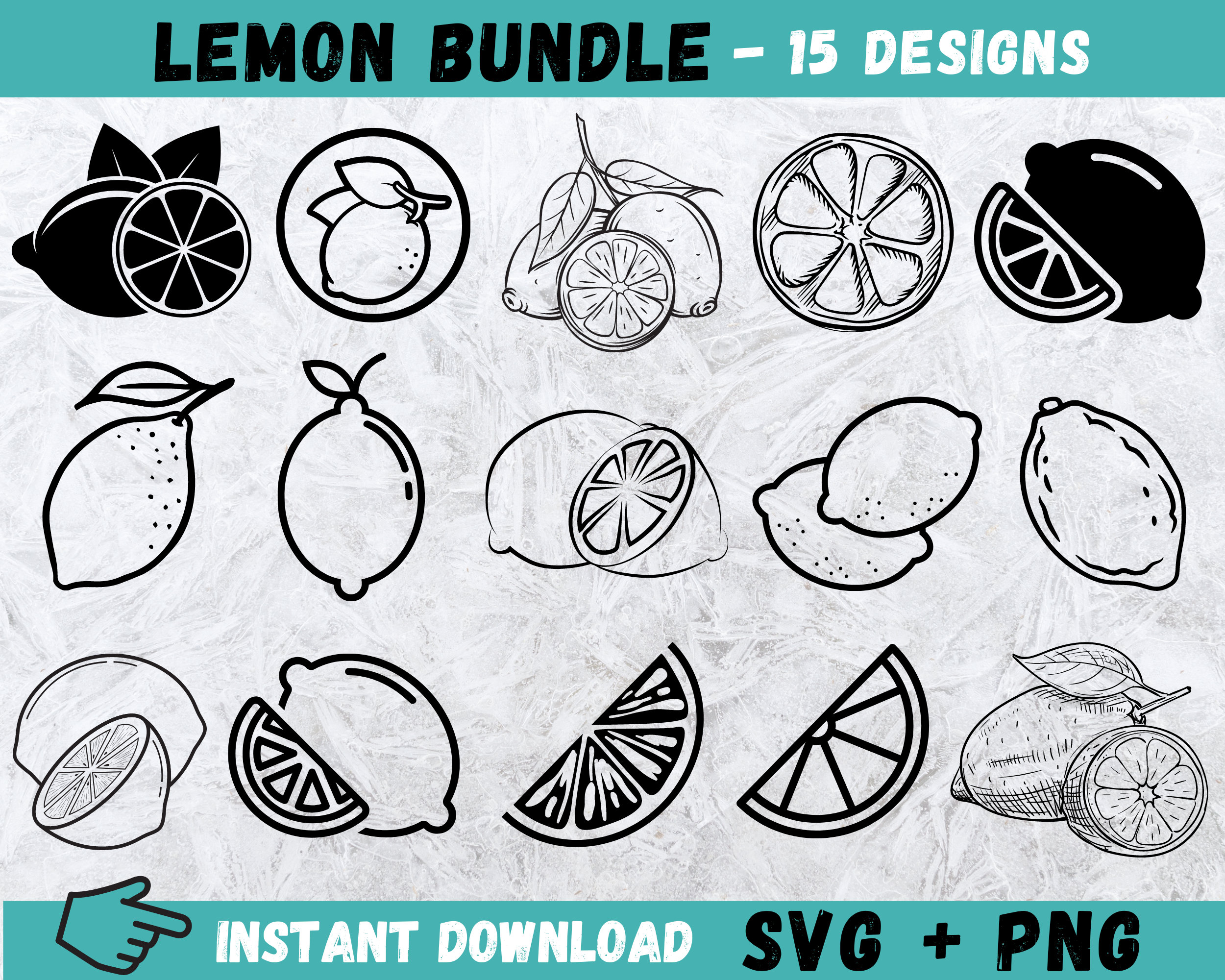 Lemon Svg Lemon Cricut Lemon Svg Datei Lemon Svg Bundle | Etsy Österreich
