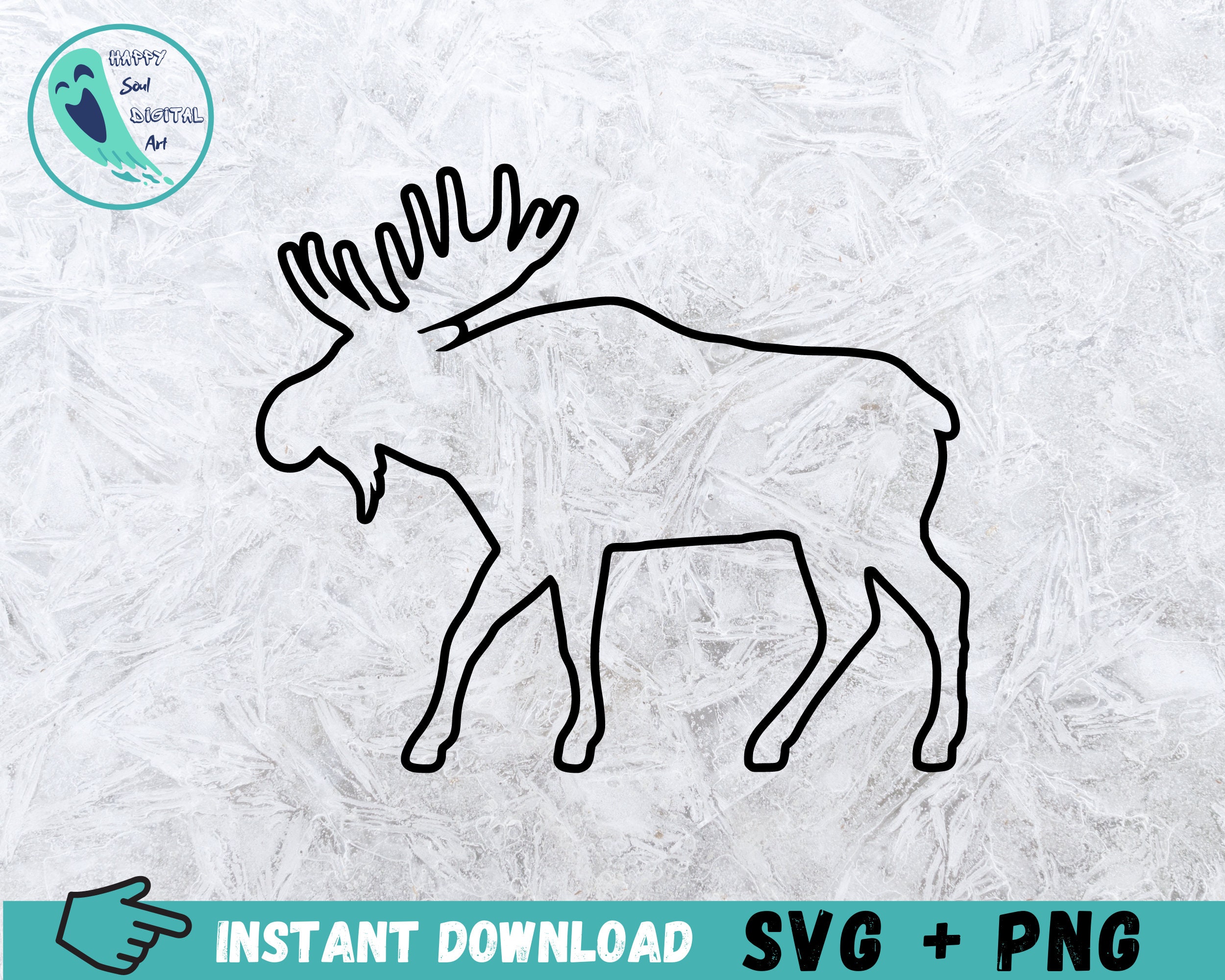 Moose SVG Moose Cricut Moose Vector Moose Clipart Moose | Etsy