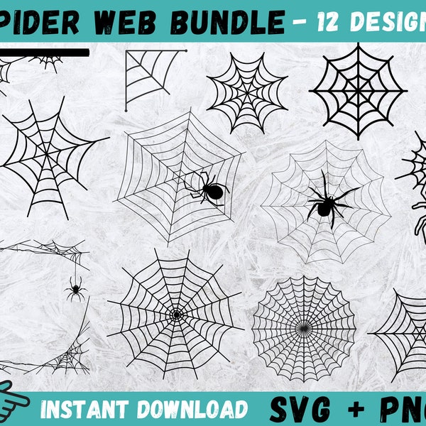 Spider Web Svg - Etsy