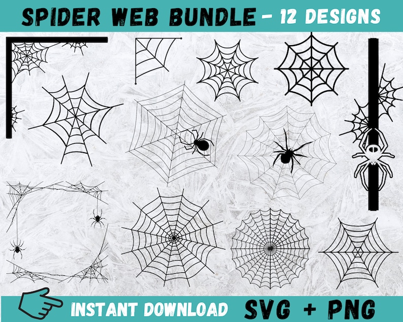 Spider Web Svg Vector Spider Web Spider Web Design | Etsy
