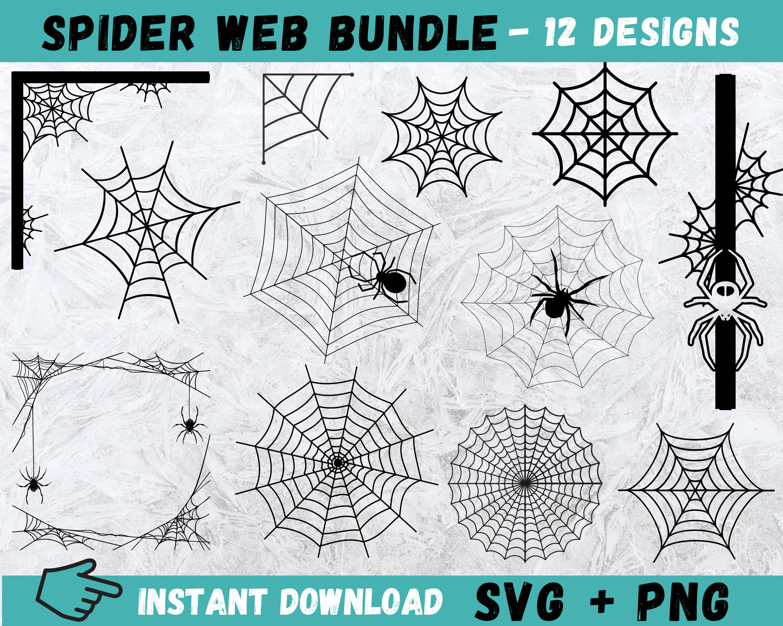 Spider Web Svg Vector Spider Web Spider Web Design | Etsy