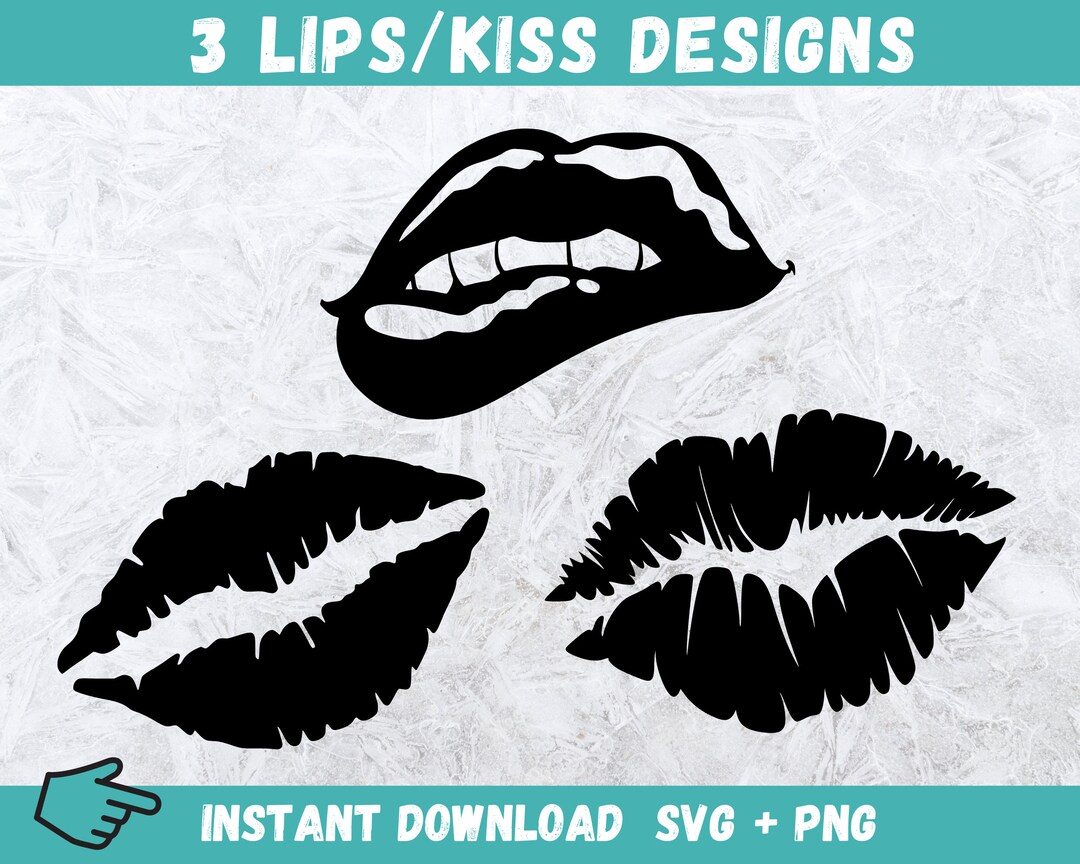 Lips Kiss Svg, Kiss Svg, Lips Svg, Love Svg, Valentines Day Svg ...