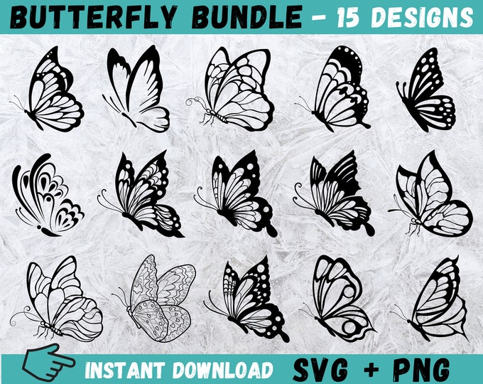 Butterfly Svg, Butterfly Svg Bundle,butterflies, Butterfly Svg for ...