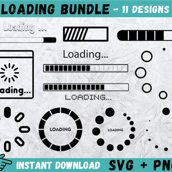 Loading Icon Svg - Etsy