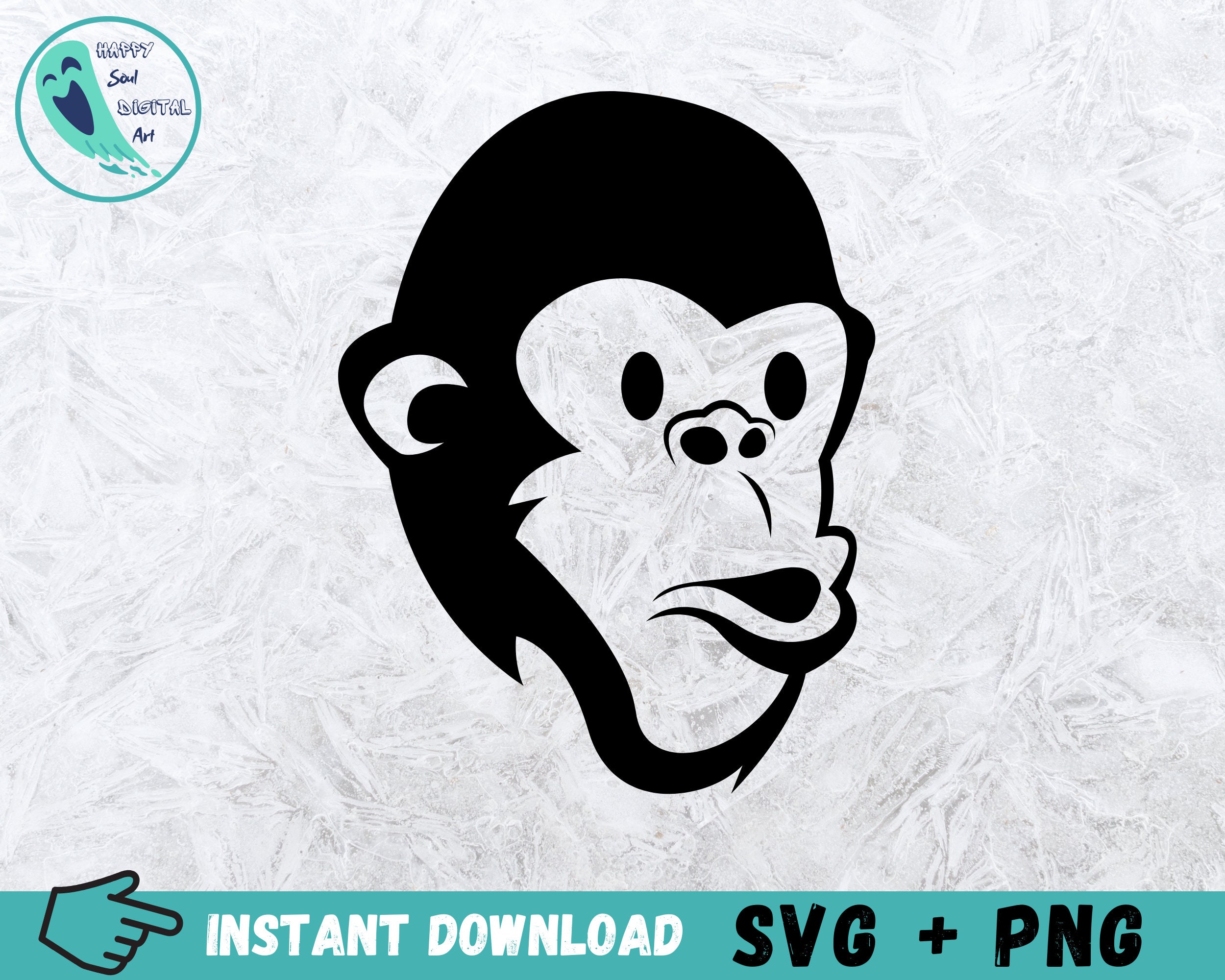 Monkey SVG Monkey Cricut Gorilla Svg Monkey Clip Art - Etsy Canada