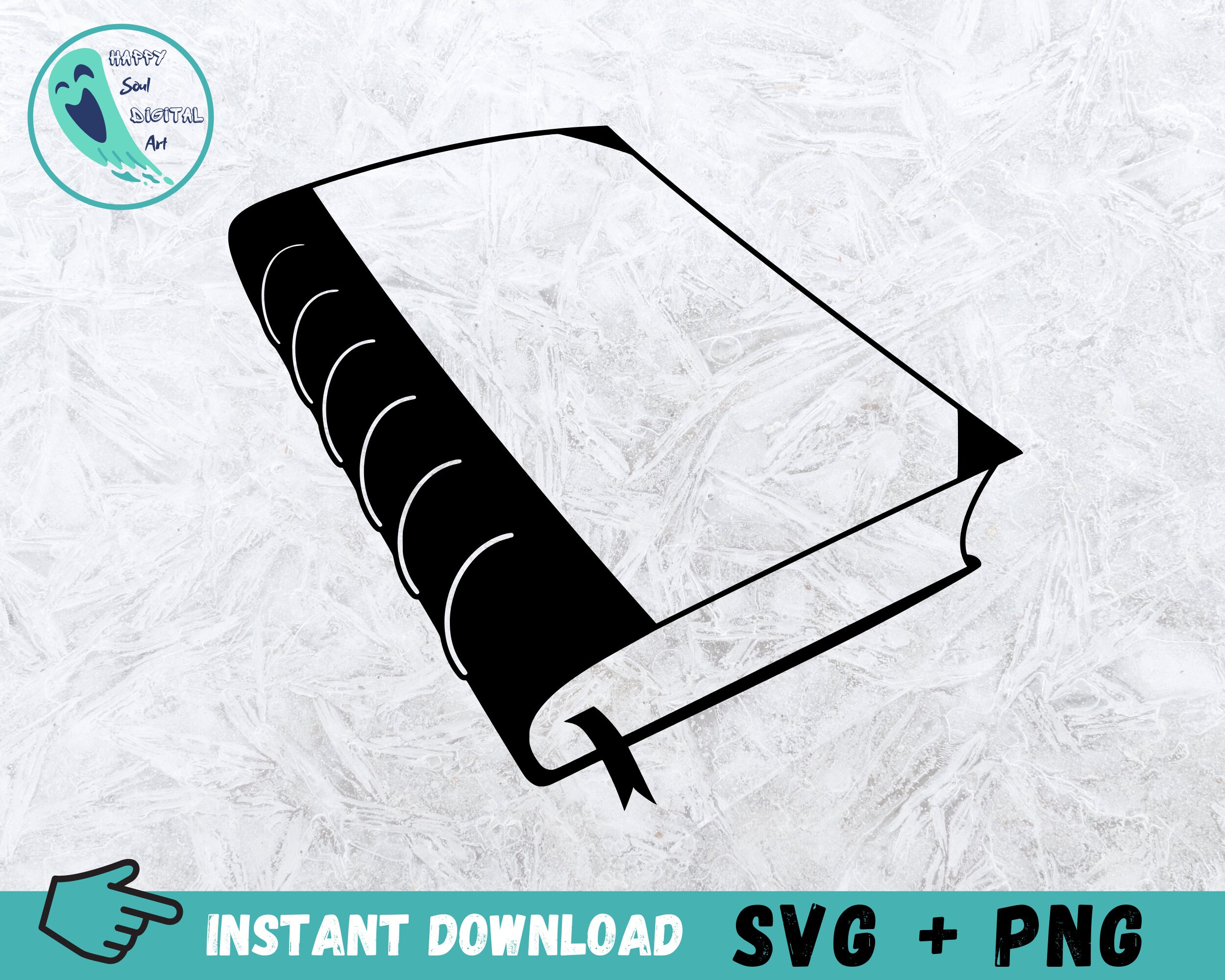 Book SVG Books Svg Library SVG Book Silhouette Magazine - Etsy