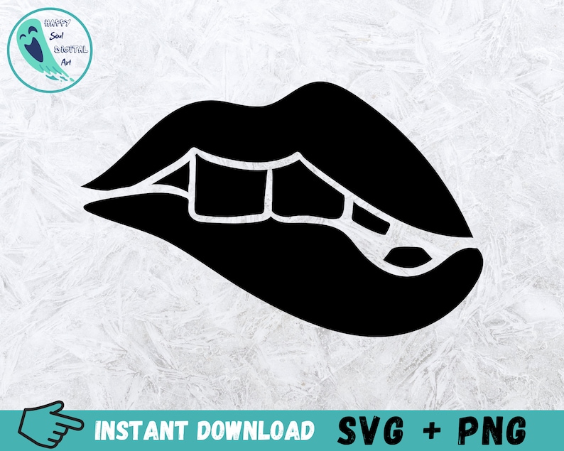 Lips SVG Bundle: Kiss Clipart, Valentines Day Designs (digital Download ...