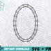 Oval Frame SVG Bundle: Hand-drawn Clip Art (SVG, PNG) - Etsy