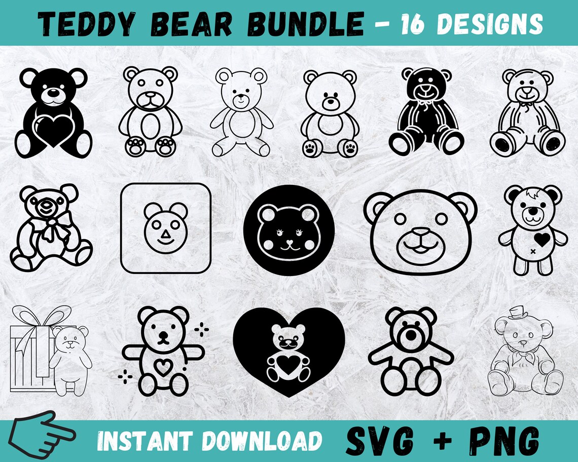 Teddy Bear SVG, Teddy Bear Cricut, Teddy Bear Vector, Cricut Cut Files ...