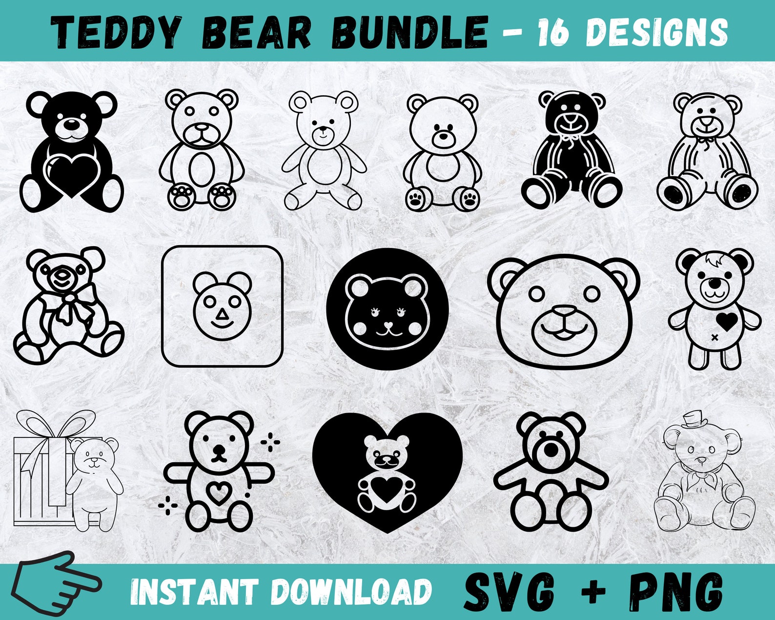 Teddy Bear SVG Teddy Bear Cricut Teddy Bear Vector Cricut - Etsy