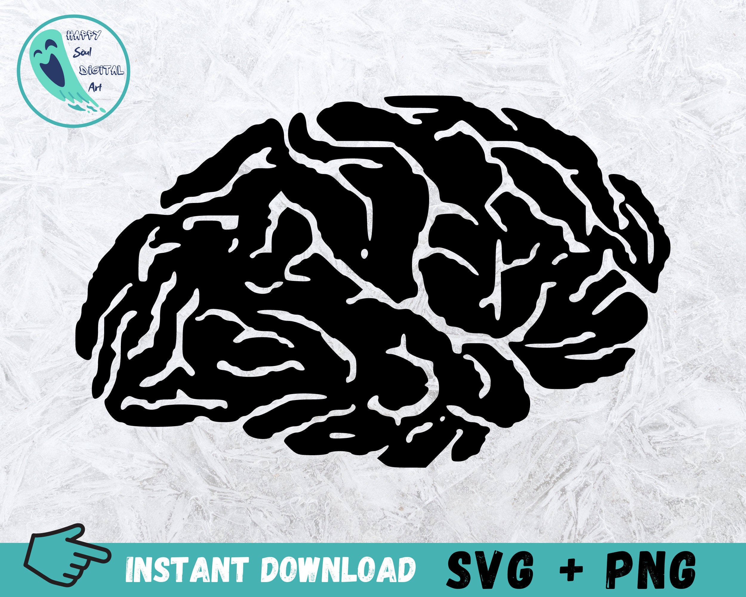 Brain SVG Human Brain Svg Brain Clipart Mind Svg Brain Svg - Etsy